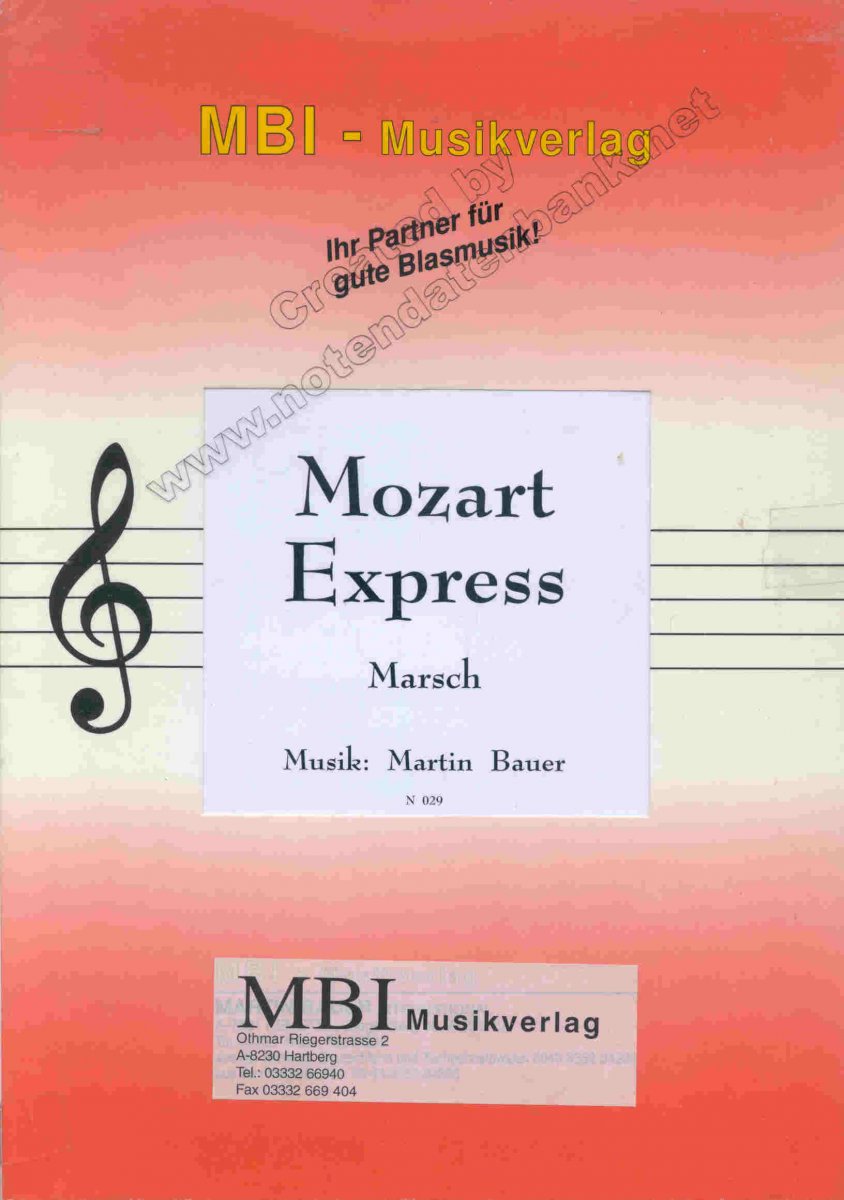 MusicaInfo.net/Detail/Mozart Express (4002099)