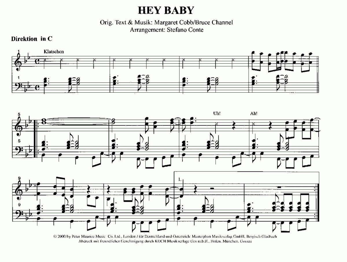 MusicaInfo.net/Detail/Hey Baby (98038876)