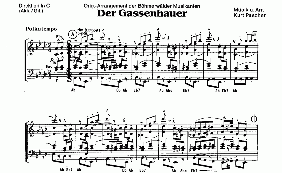 MusicaInfo.net/Detail/Gassenhauer, Der (98039257)